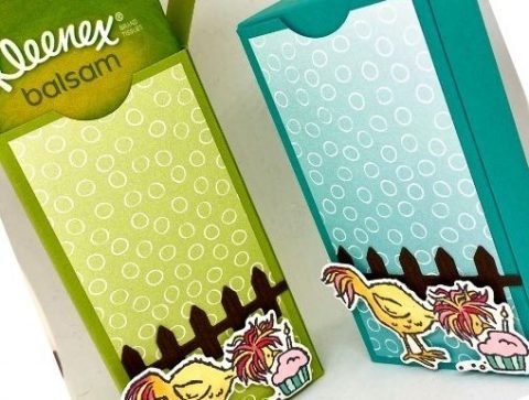 How To Make A Pocket Tissue Box - The Papercraft Studio