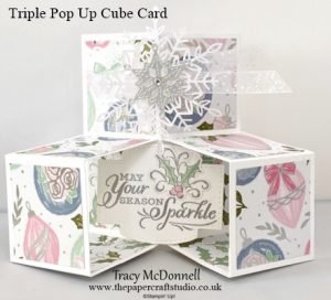 Triple Pop Up Cube Card - The Papercraft Studio